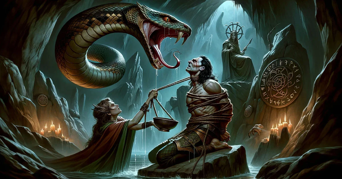 How Does Loki Die In Norse Mythology | Vikings Rule